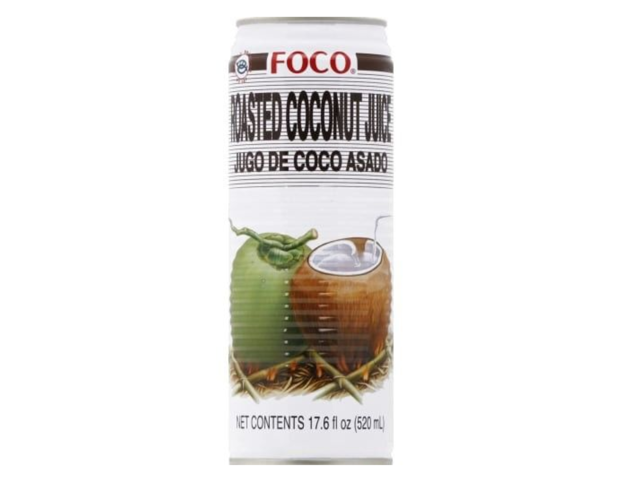 Foco Coco Jugo De Coco Asado Lata Grande 17.6 oz – Canasta Express